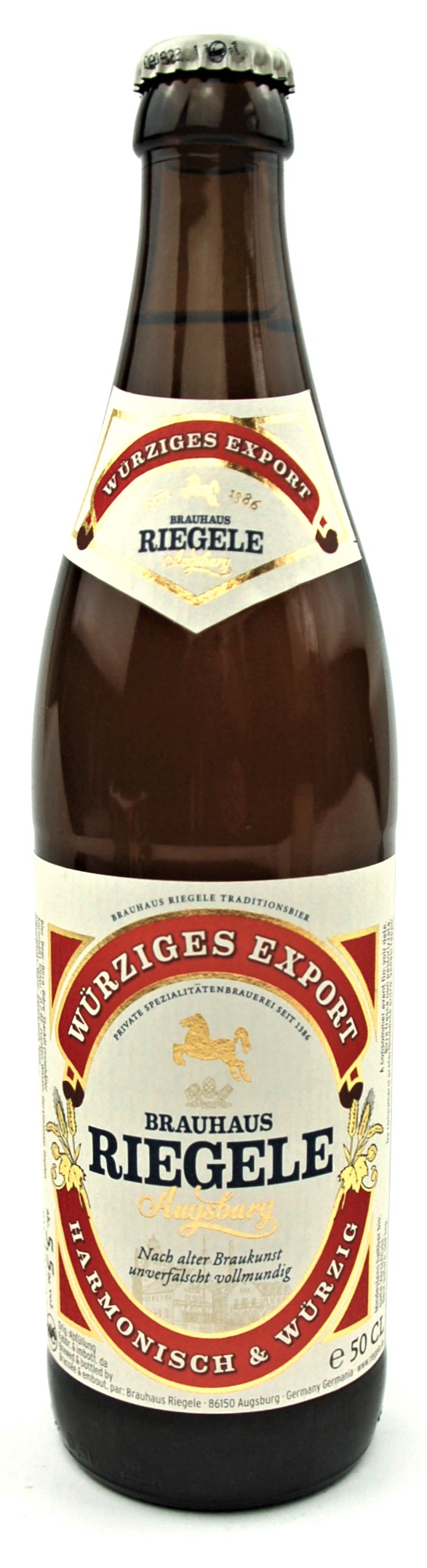 Bierzwerg, RIESE der Biervielfalt ,riegele-wuerziges-export